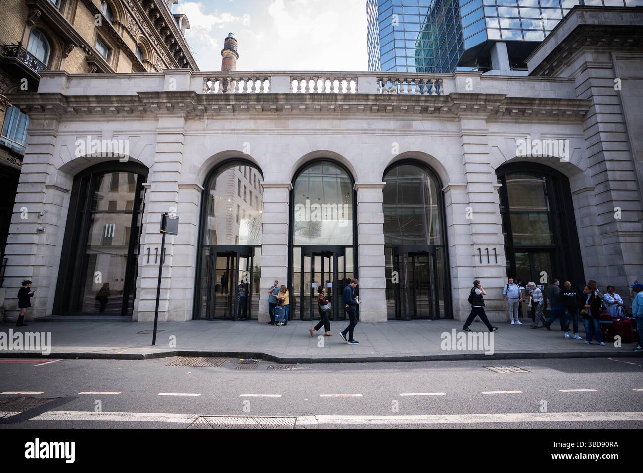 The office of the Daily Telegraph newspaper in Victoria, central London ...