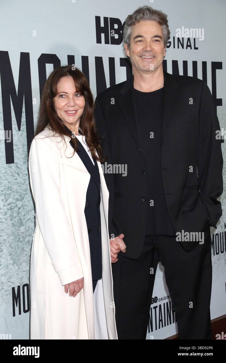 New York, New York, USA. 22nd May, 2025. Leslie Urdang and Jon Tenney ...
