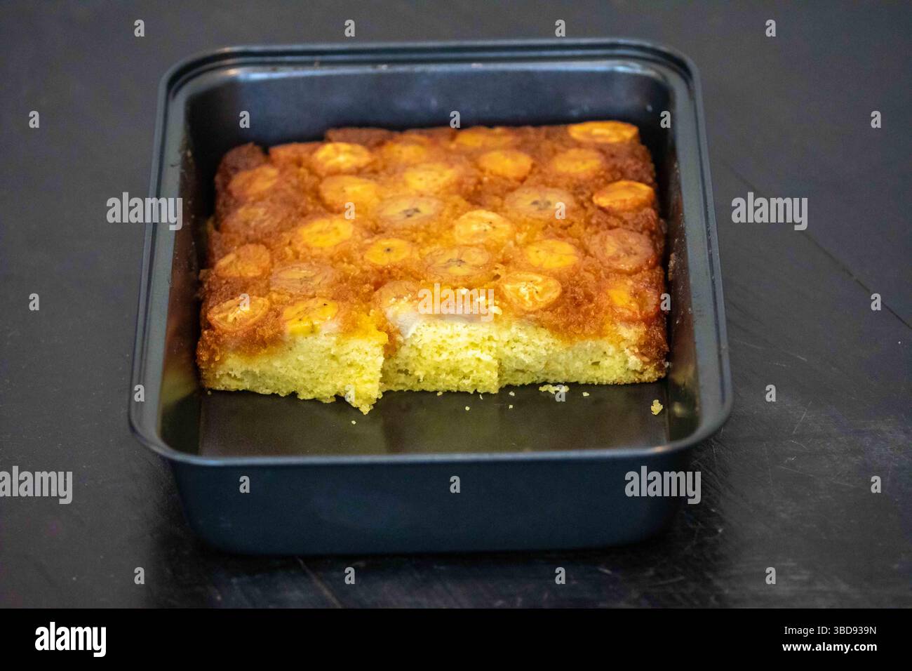 Traditional caramelized banana pie, typical Brazilian Stock Photo - Alamy