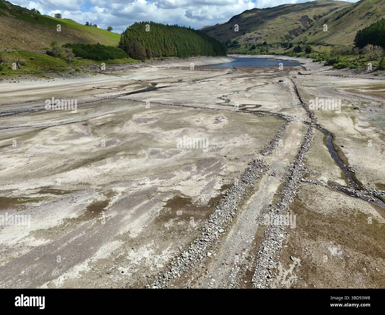 Haweswater reservoir in the valley of Mardale, Cumbria. With the UK set ...