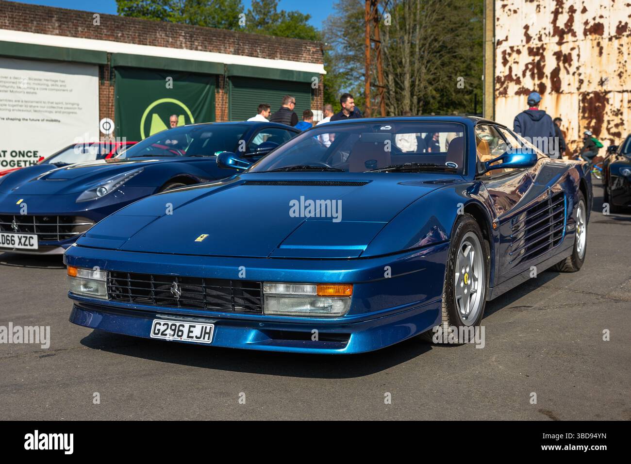 1990 Ferrari Testarossa, on display at the Bicester Scramble held on ...