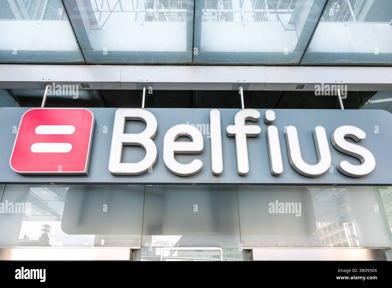 The Belfius Banking and insurance company in Saint Josse, Brussels ...