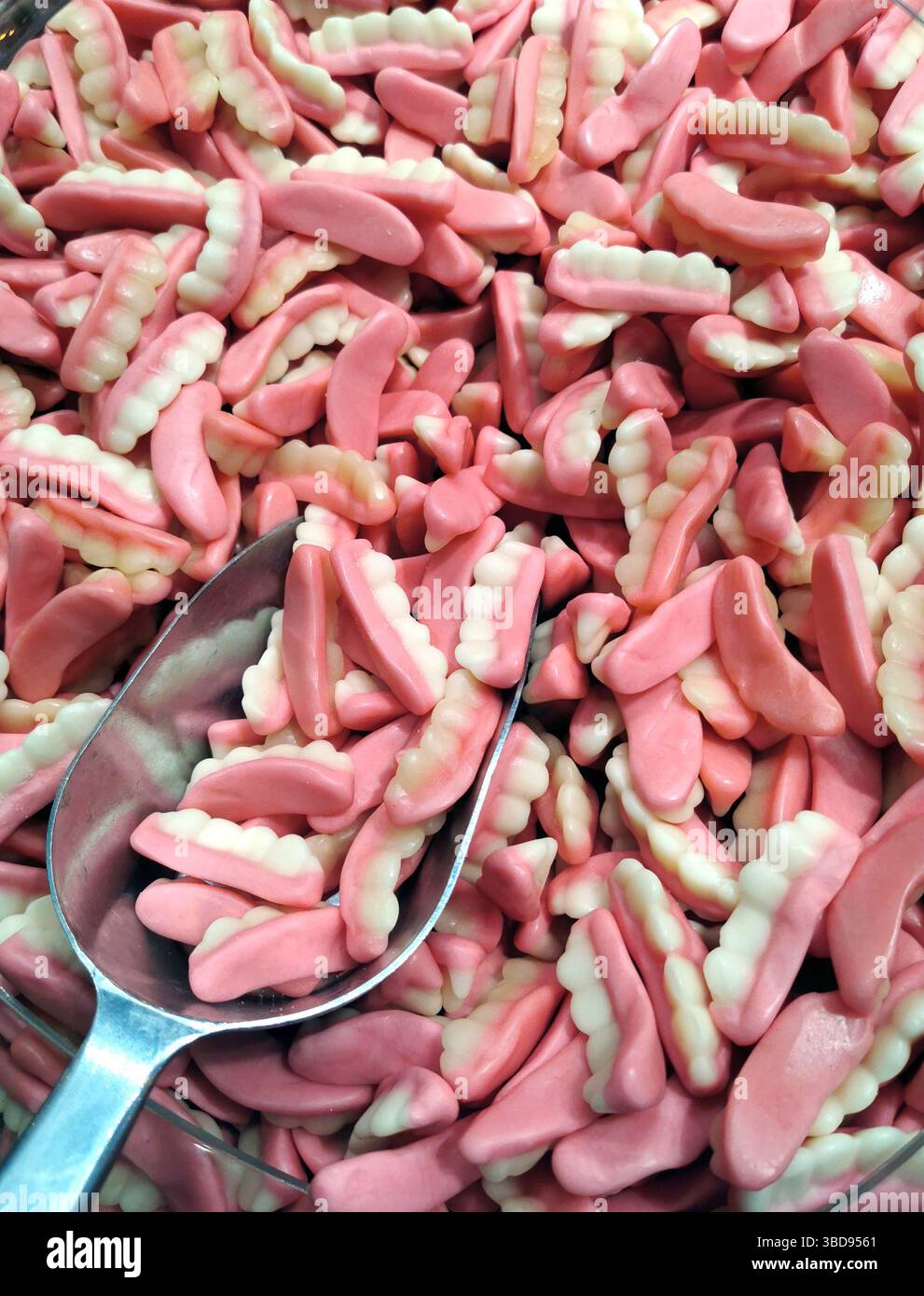 jelly unhealthy candy teeth as nice color food background Stock Photo ...