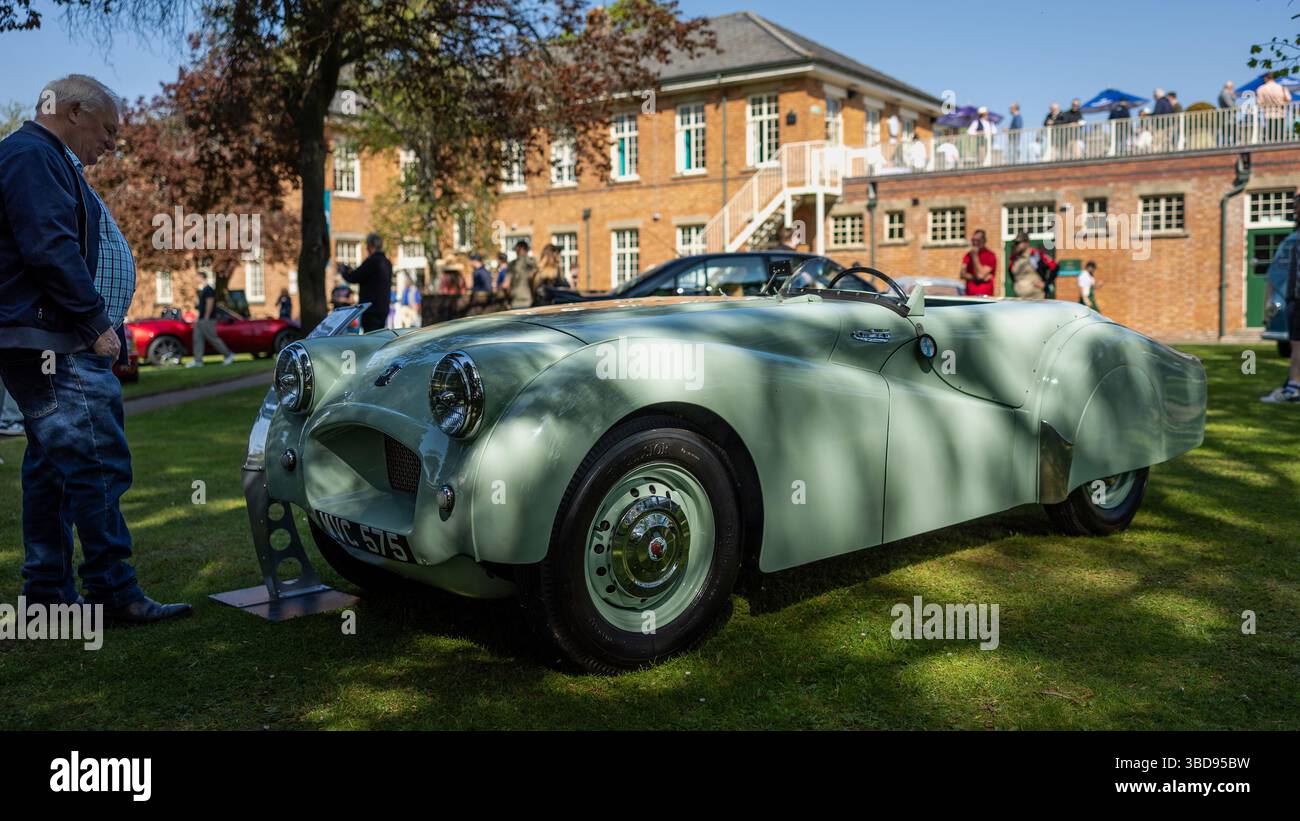 1953 Triumph TR2, MVC575, on display at the Bicester Scramble held on ...