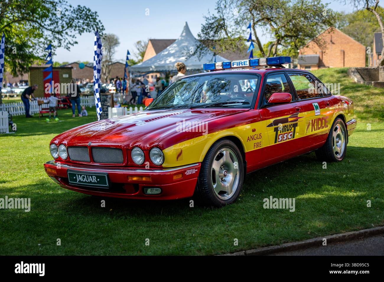 1994 Jaguar XJR – Thrust SSC Fire Support Car, on display at the ...