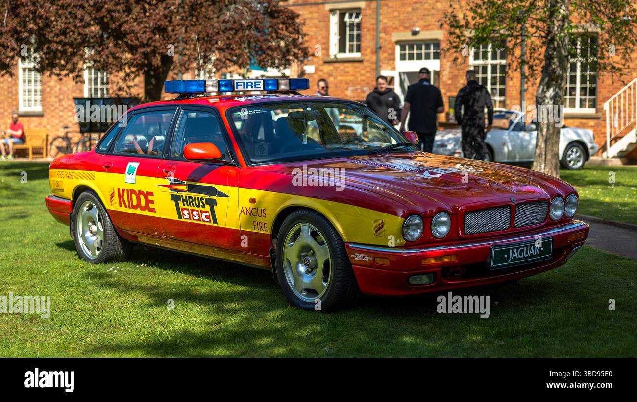 1994 Jaguar XJR – Thrust SSC Fire Support Car, on display at the ...