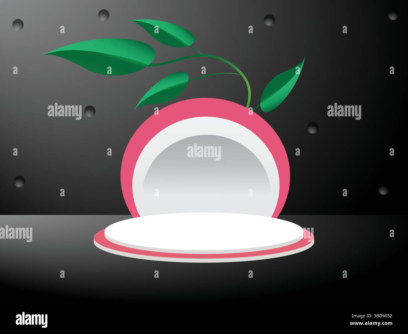 Night garden display Stock Vector Images - Alamy