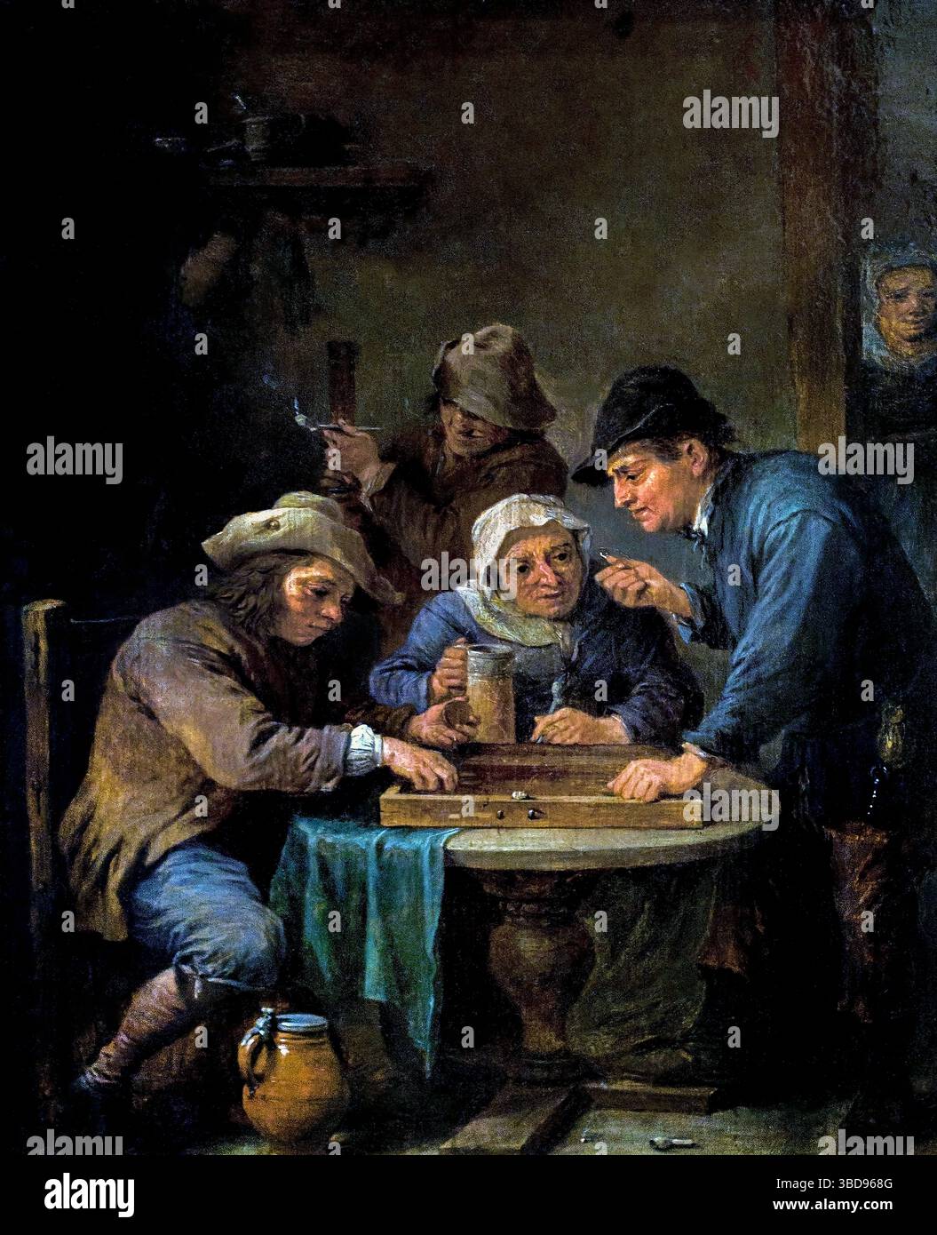 Backgammon players by Peter David Teniers the Younger 1610-1690 Belgium ...