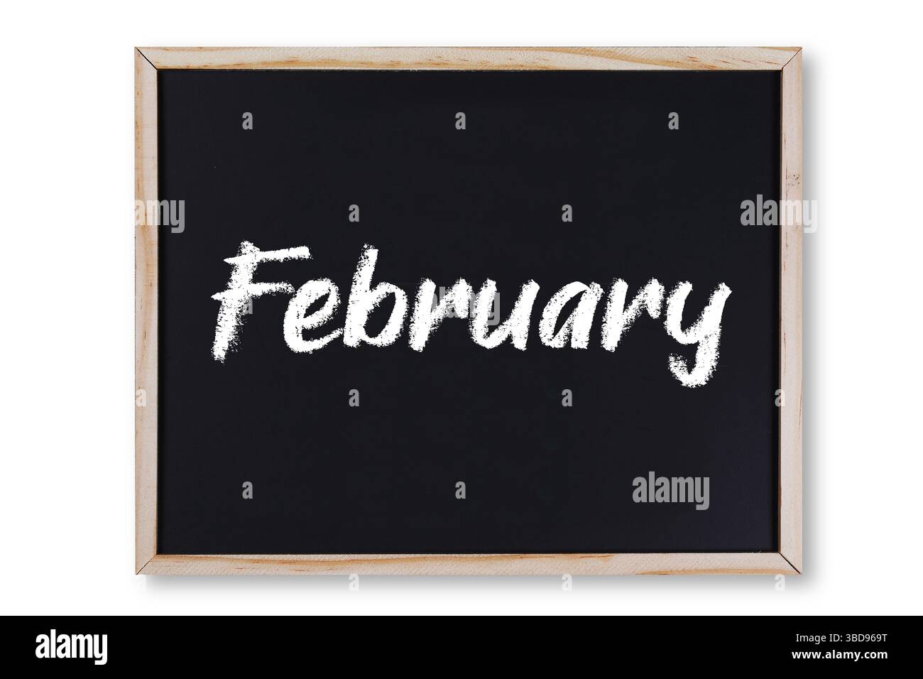 February text on grunge Cut Out Stock Images & Pictures - Alamy