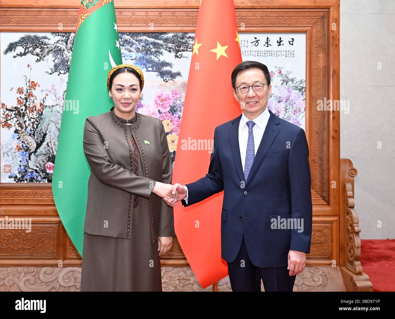 Beijing, China. 23rd May, 2025. Chinese Vice President Han Zheng meets ...