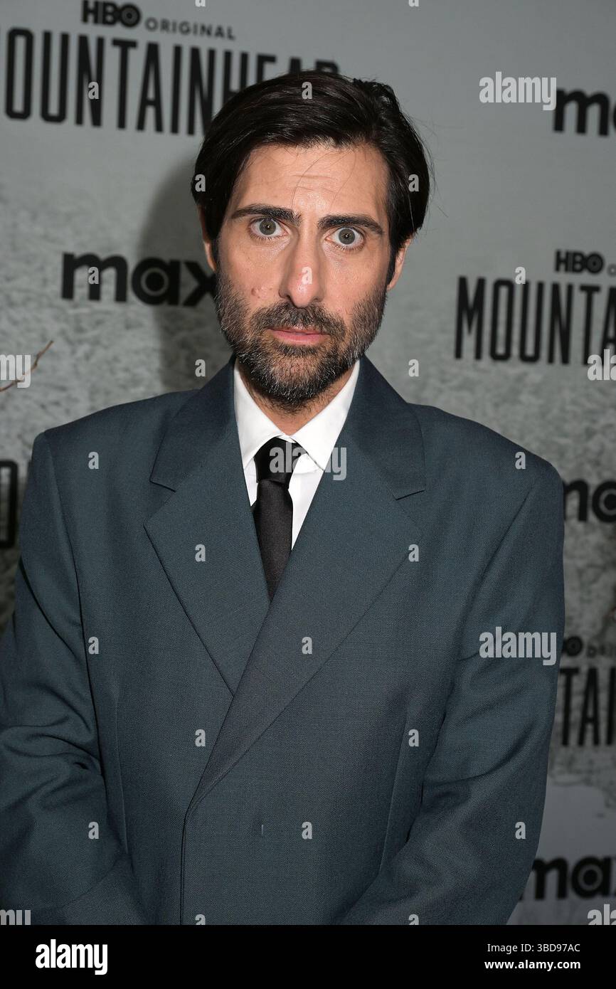 Jason Schwartzman atttends the World Red Carpet Premiere of "HBO Original Film "Mountainhead" on ...