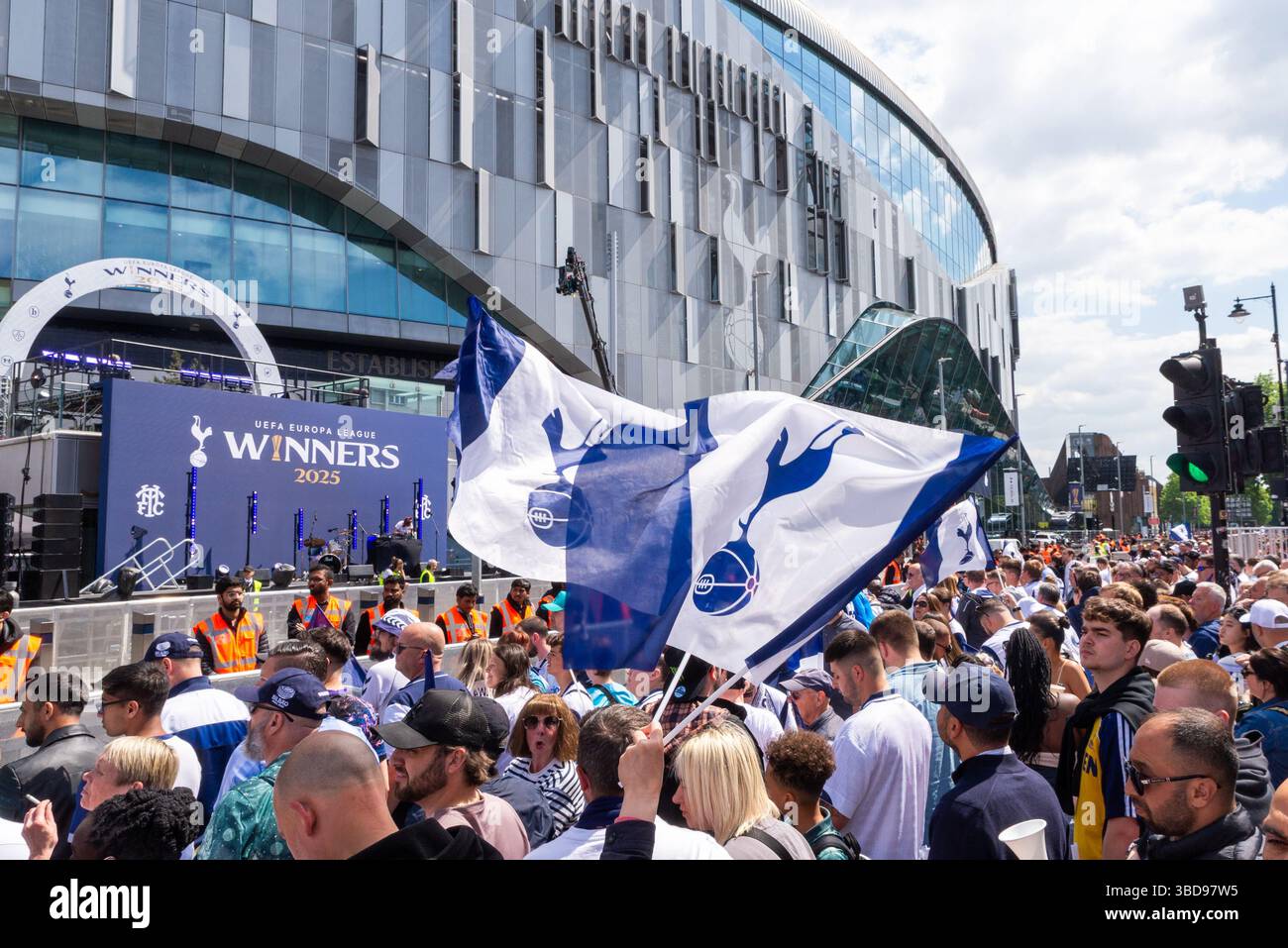 Edmonton, London, UK. 23rd May, 2025. Following their UEFA Europa ...