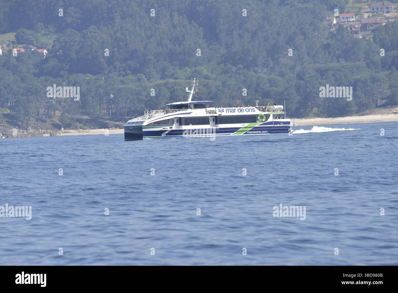 Vigo, Spain. May, 23 th 2025. The Cies Islands National Park is now ...