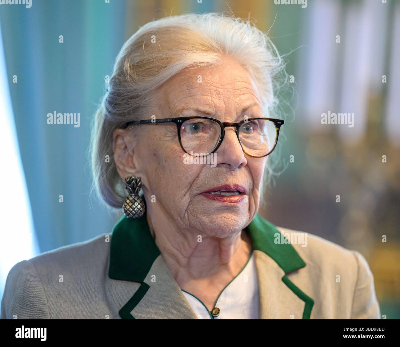 Cottbus, Germany. 22nd May, 2025. Elke Countess von Pückler, a member ...