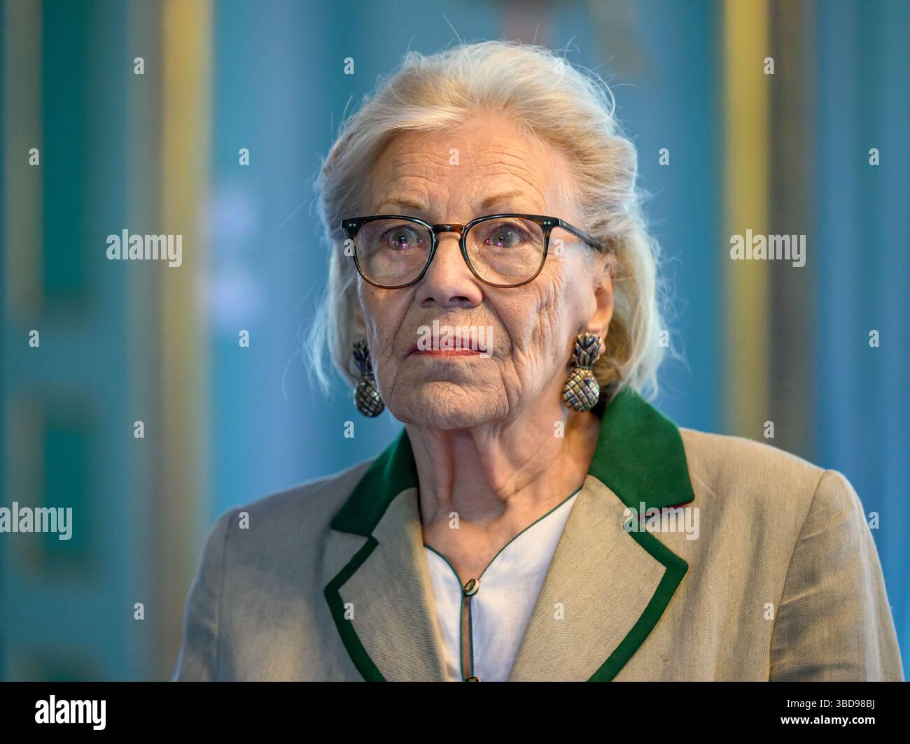 Cottbus, Germany. 22nd May, 2025. Elke Countess von Pückler, a member ...