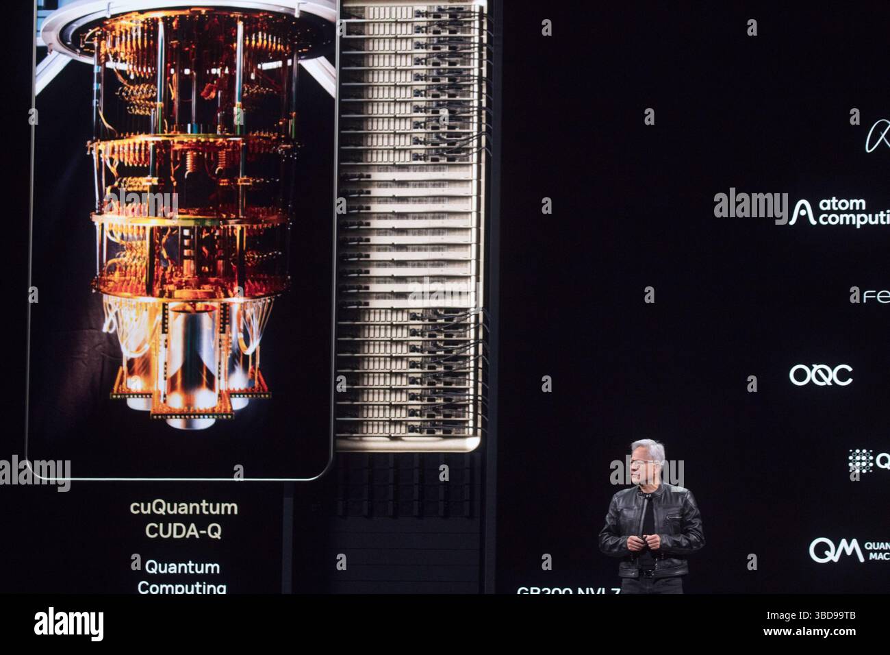 Nvidia Founder, President and CEO Jensen Huang speaks in Taipei on May ...