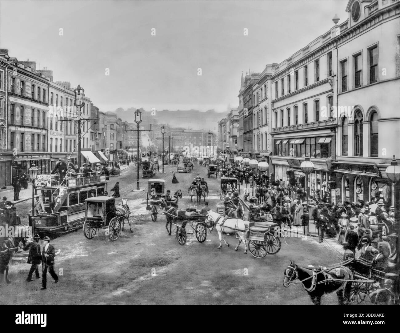 City view beyond Black and White Stock Photos & Images - Alamy