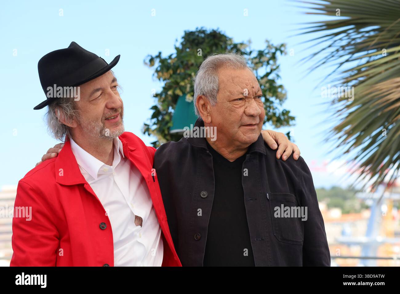 Cannes, France. 23rd May, 2025. Arthur H and Tony Gatlif at the Ange ...