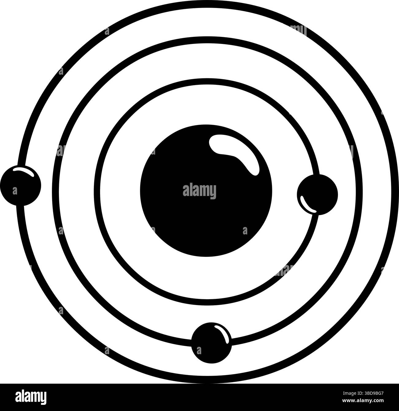 vector illustration symbol orbit concept Stock Vector Image & Art - Alamy