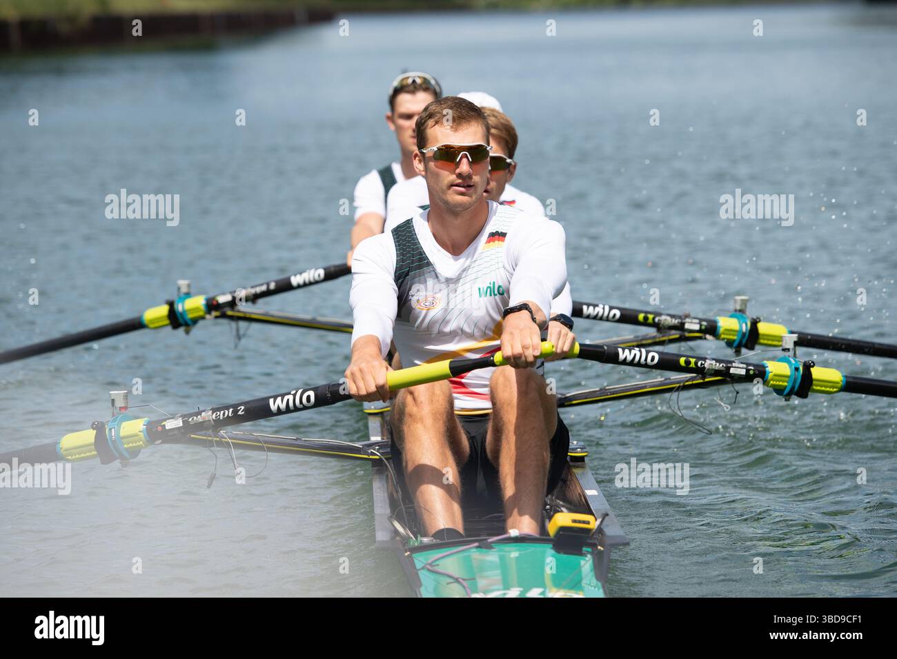 the four without coxswain stroke Rene SCHMELA Wolf Niklas SCHROEDER ...