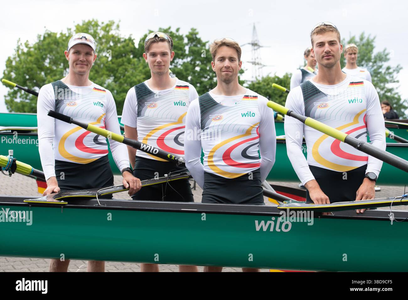 Four without coxswain with stroke Rene SCHMELA Wolf Niklas SCHROEDER ...