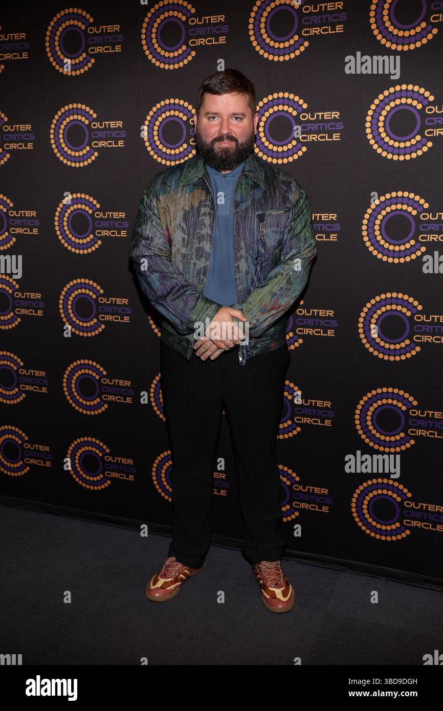Ny. 22nd May, 2025. Kip Williams at arrivals for The 75th Annual Outer ...