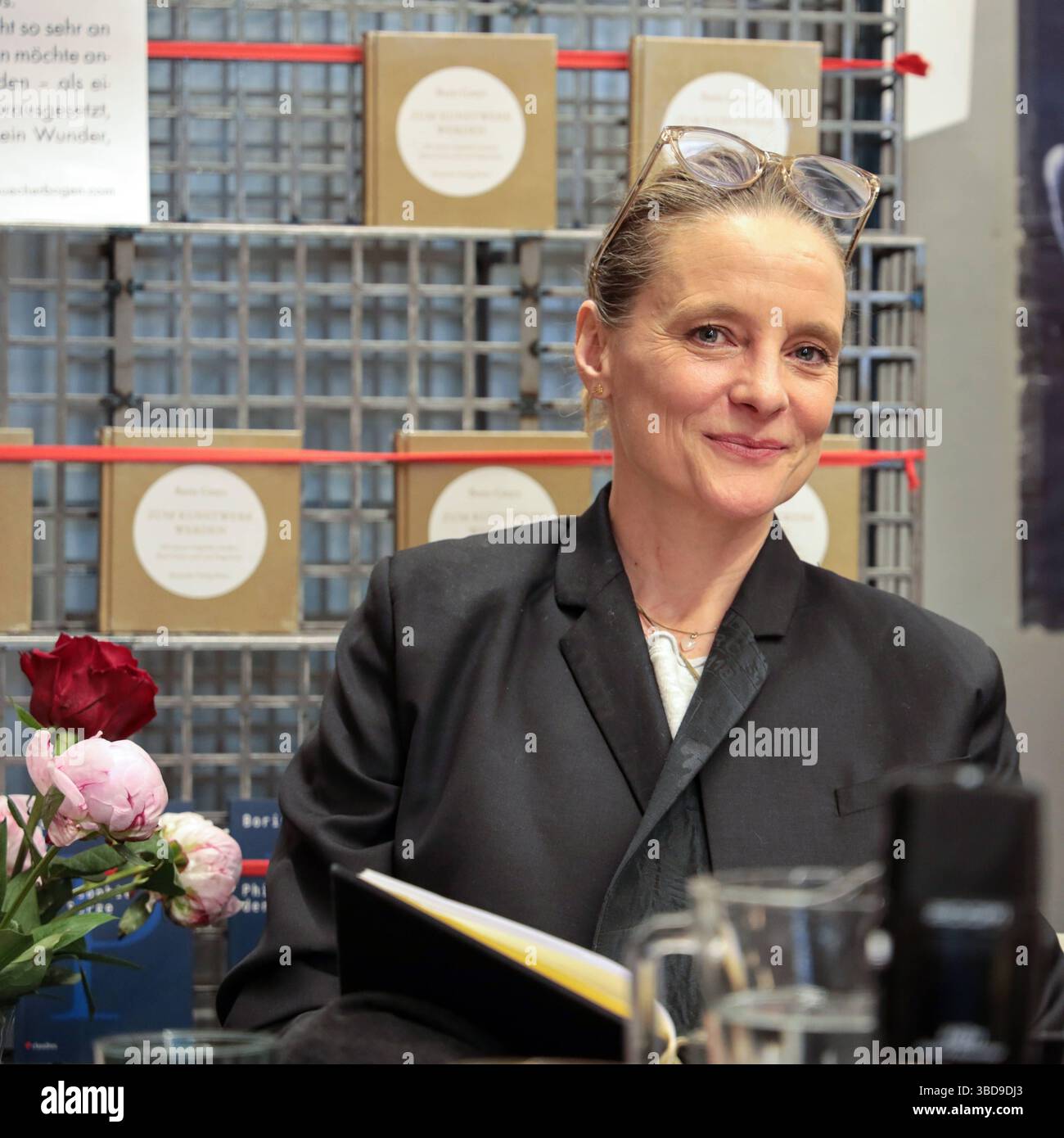 Anne Ratte-Polle bei einer Veranstaltung zu Boris Groys und Carl ...