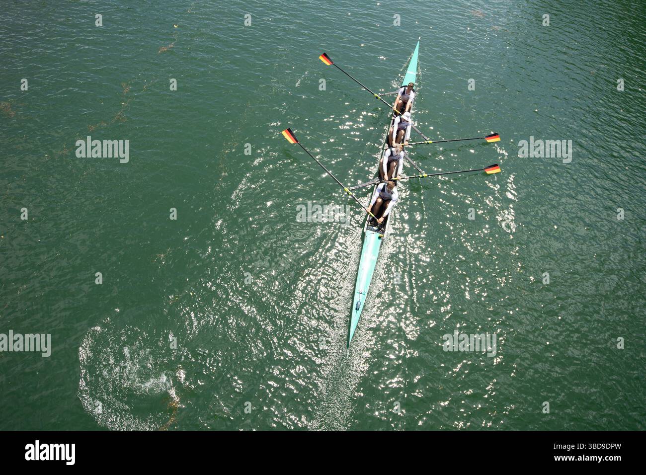The four without coxswain stroke Rene SCHMELA Wolf Niklas SCHROEDER ...