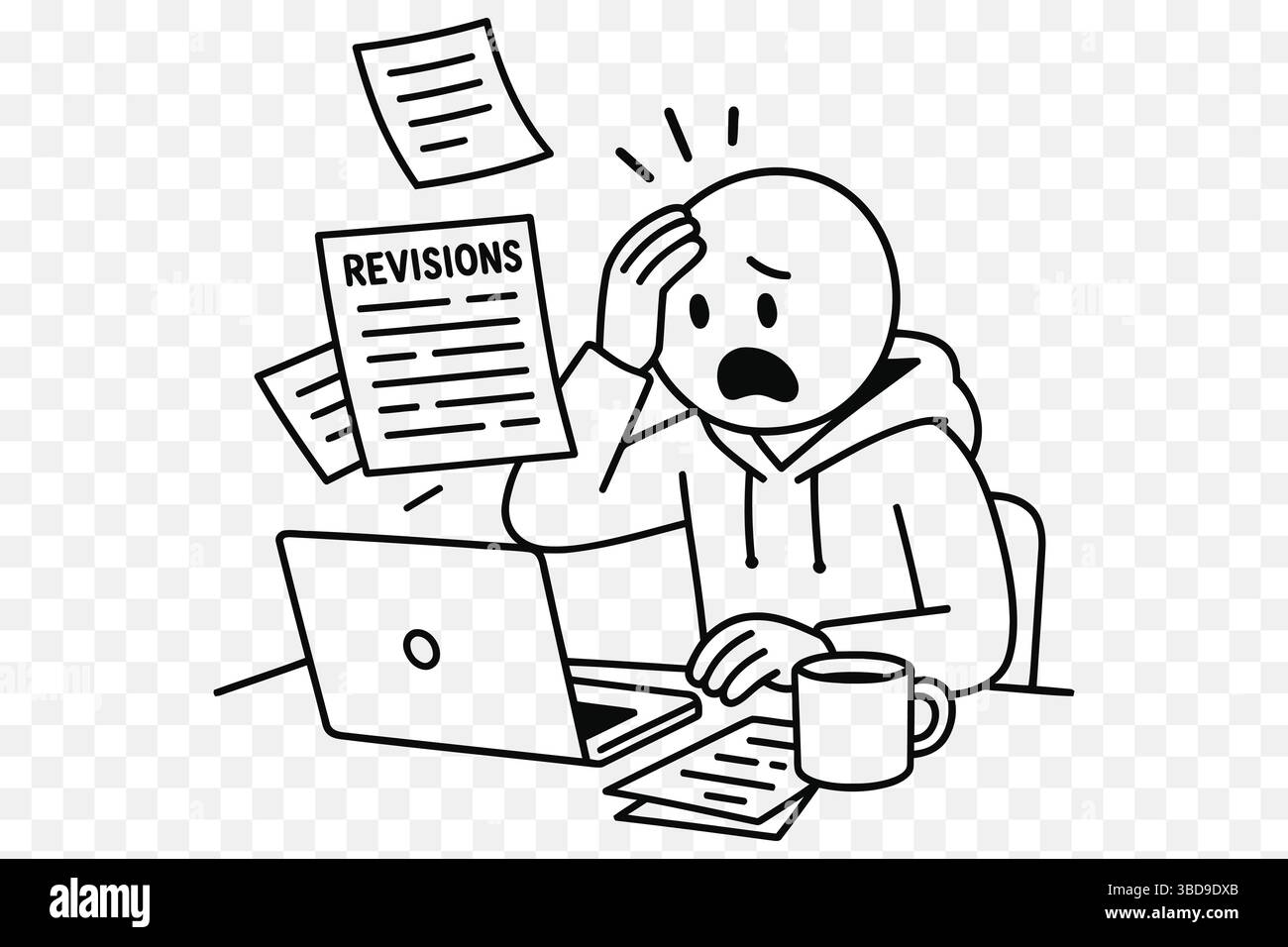 Rejected client edits cartoon hi-res stock photography and images - Alamy