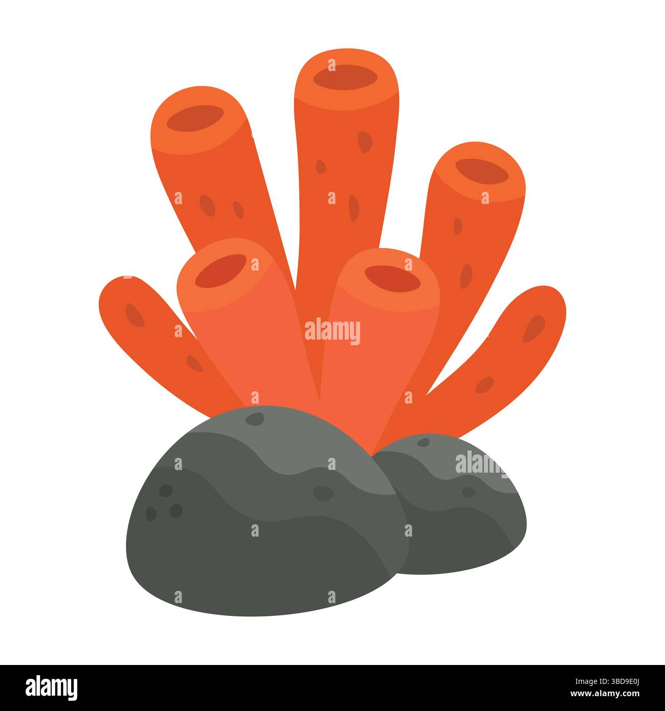 Coral reef rocks sea Stock Vector Images - Alamy