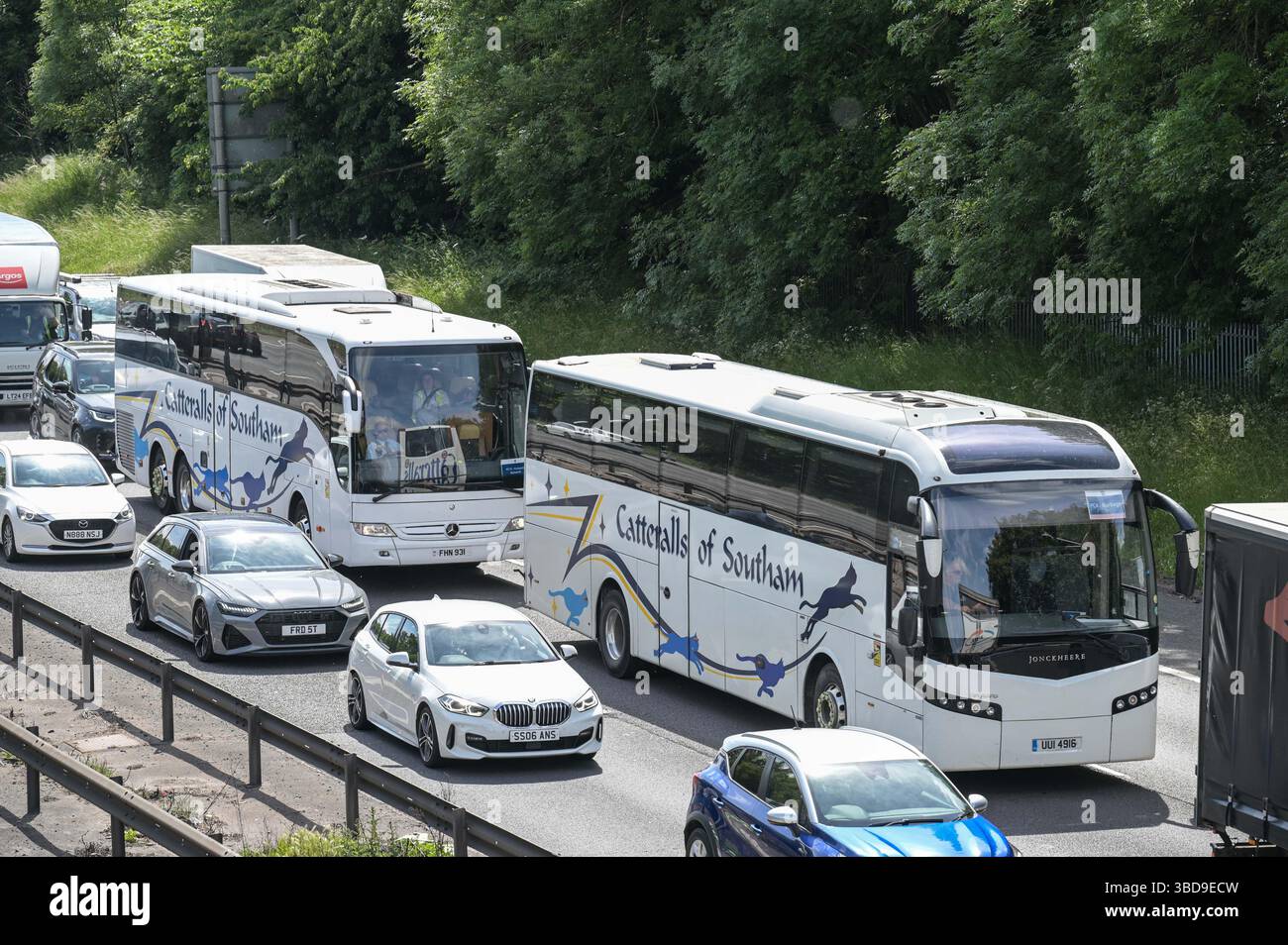 West Bromwich, Birmingham, May 23rd 2025. Bank Holiday traffic is ...