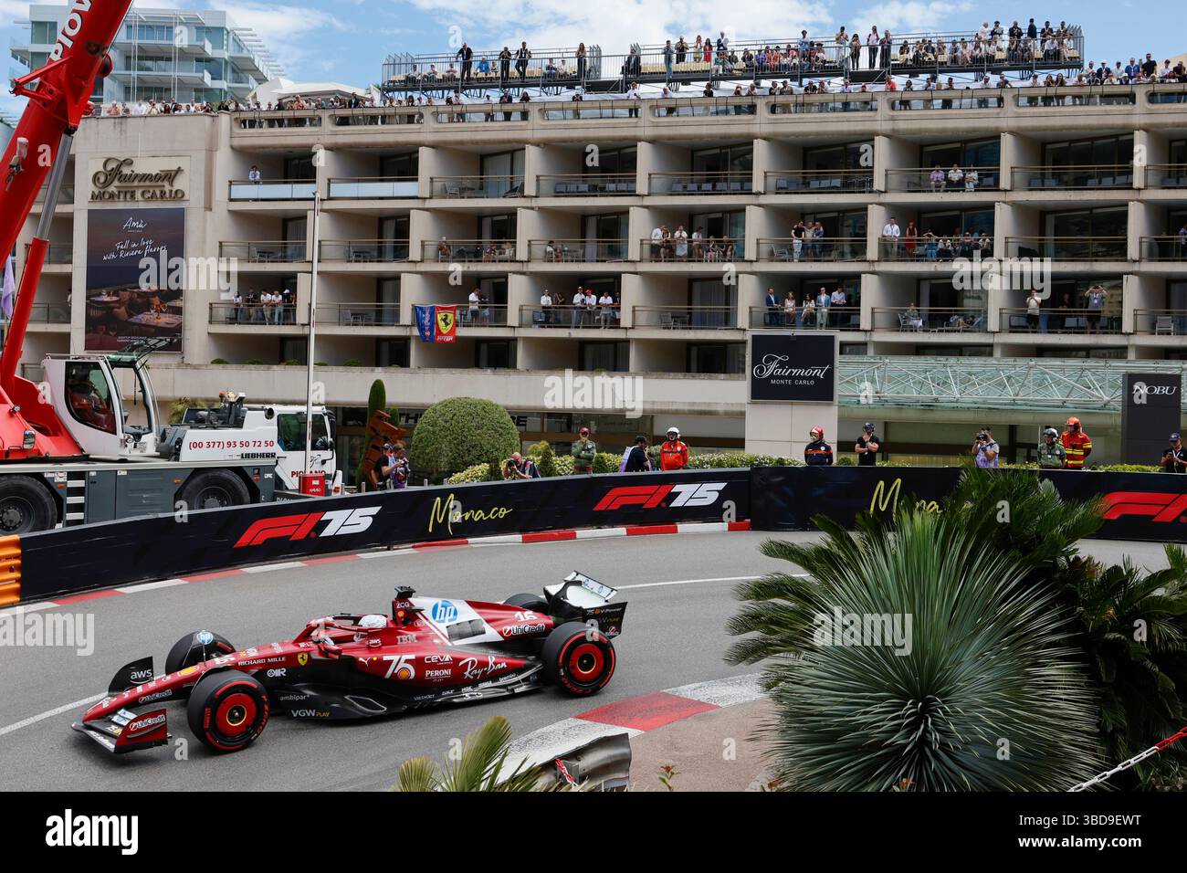 Monaco, May 23nd 2025. Formula 1 Tag Heuer Grand Prix de Monaco 2025. Pictured: #16 Charles ...