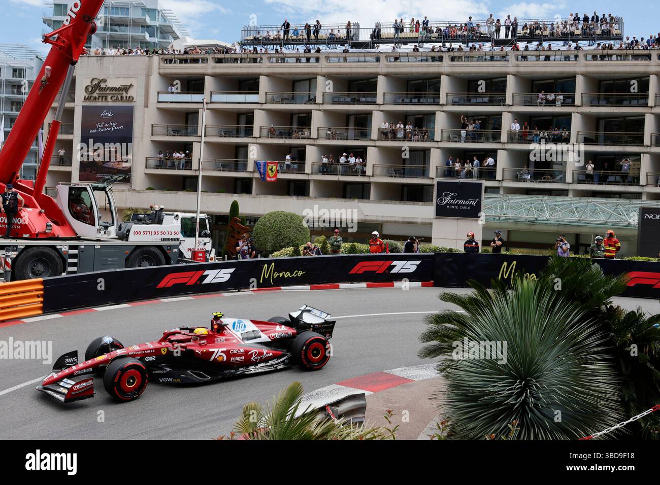 Monaco, May 23nd 2025. Formula 1 Tag Heuer Grand Prix de Monaco 2025. Pictured: #44 Lewis ...