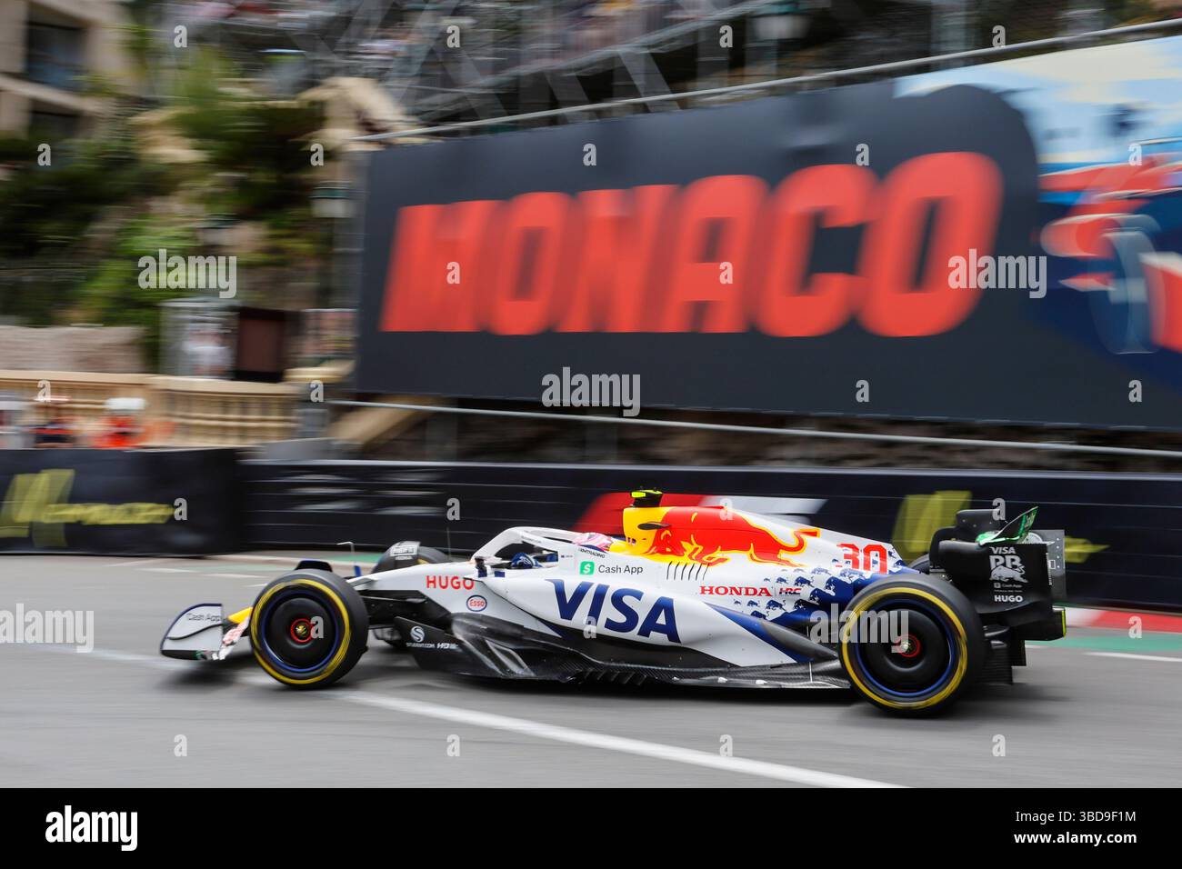 Monaco, May 23nd 2025. Formula 1 Tag Heuer Grand Prix de Monaco 2025. Pictured: #30 Liam Lawson ...