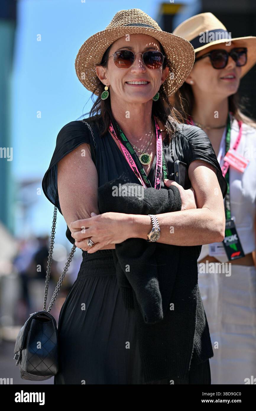 MONTE-CARLO, MONACO - MAY 23: Amanda Newey, wife of Adrien Newey of ...