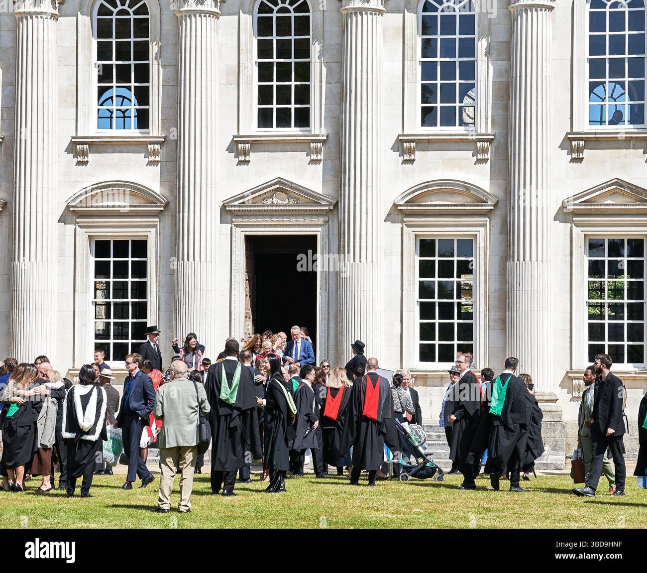 Graduates, family and friends after a graduation ceremony in Senate ...