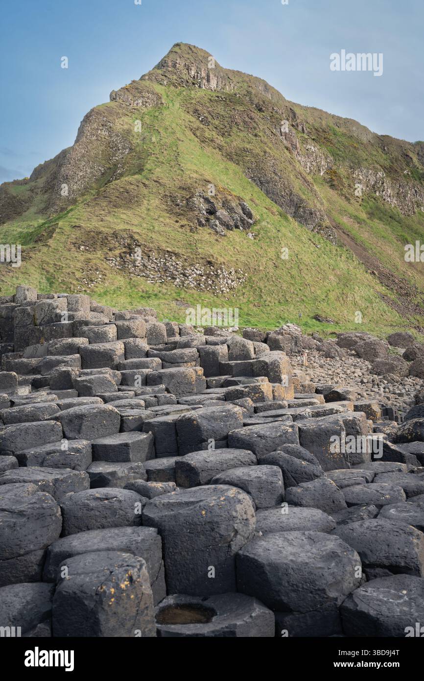 A stunning daytime view of the Giant’s Causeway, showcasing the unique ...