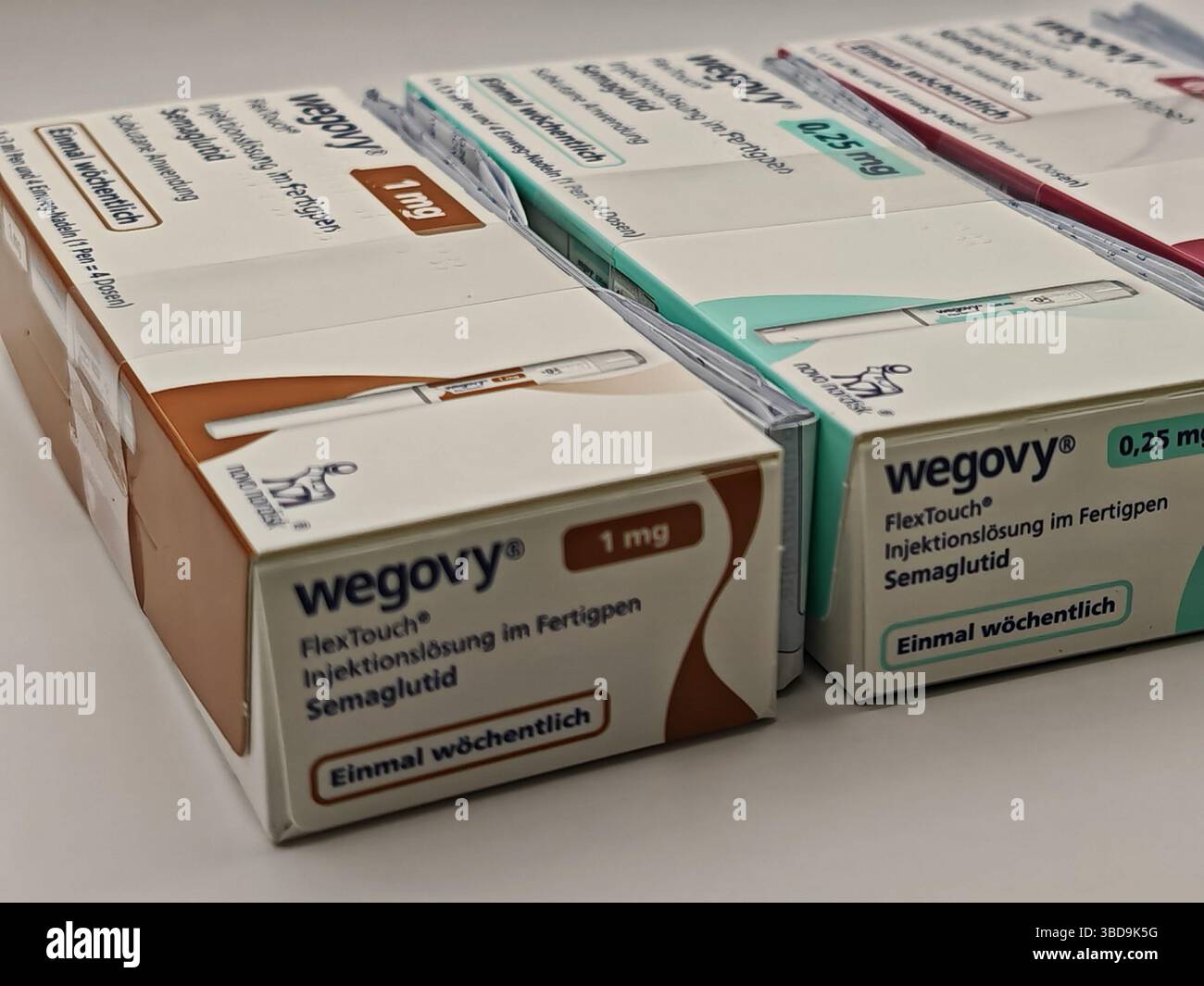 London,United Kingdom-May 14 2025:WEGOVY box with Semaglutide by Novo ...