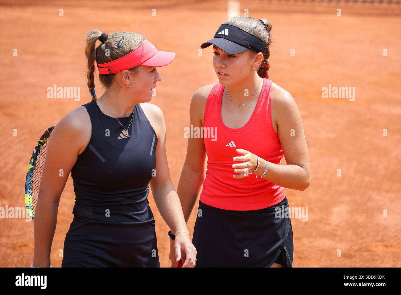 Milan, Italy. 23rd May, 2025. Alena Kovackova and Jana Kovackova during ...
