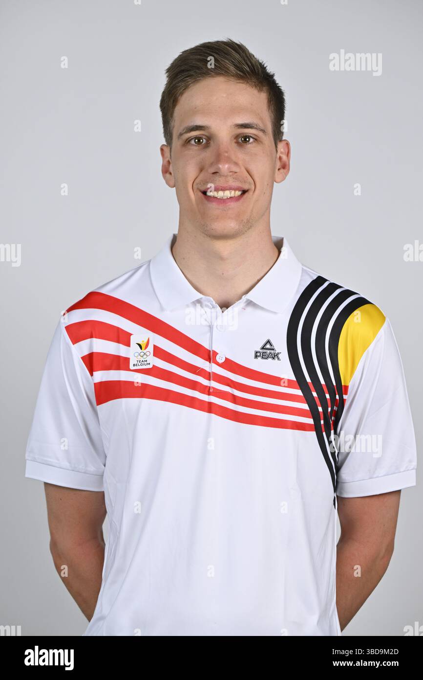 Rio Maior, Portugal. 23rd May, 2025. Athlete Marek Mackels poses for ...