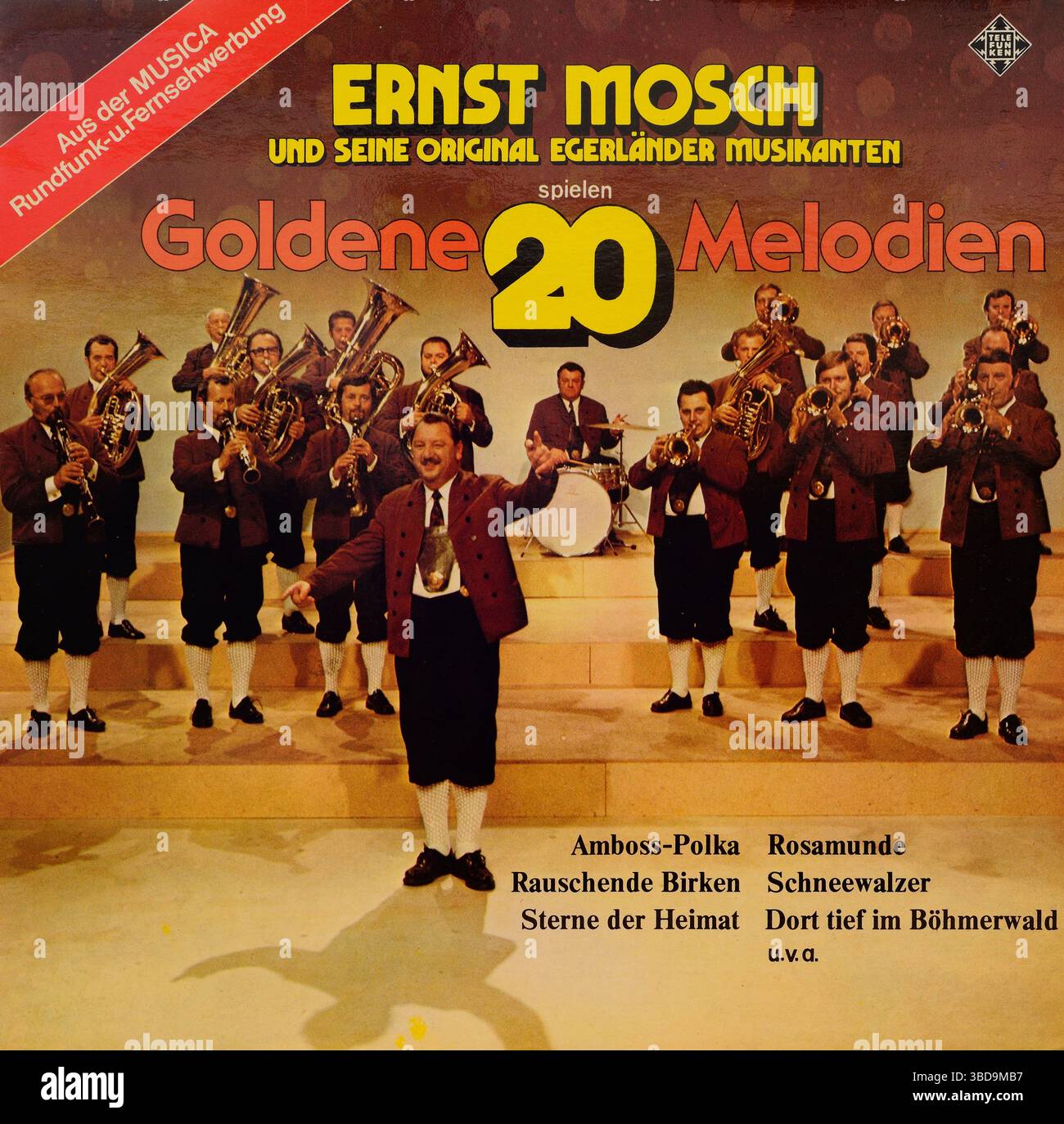 Vintage vinyl record cover, Ernst Mosch and his Egerländer musicians ...