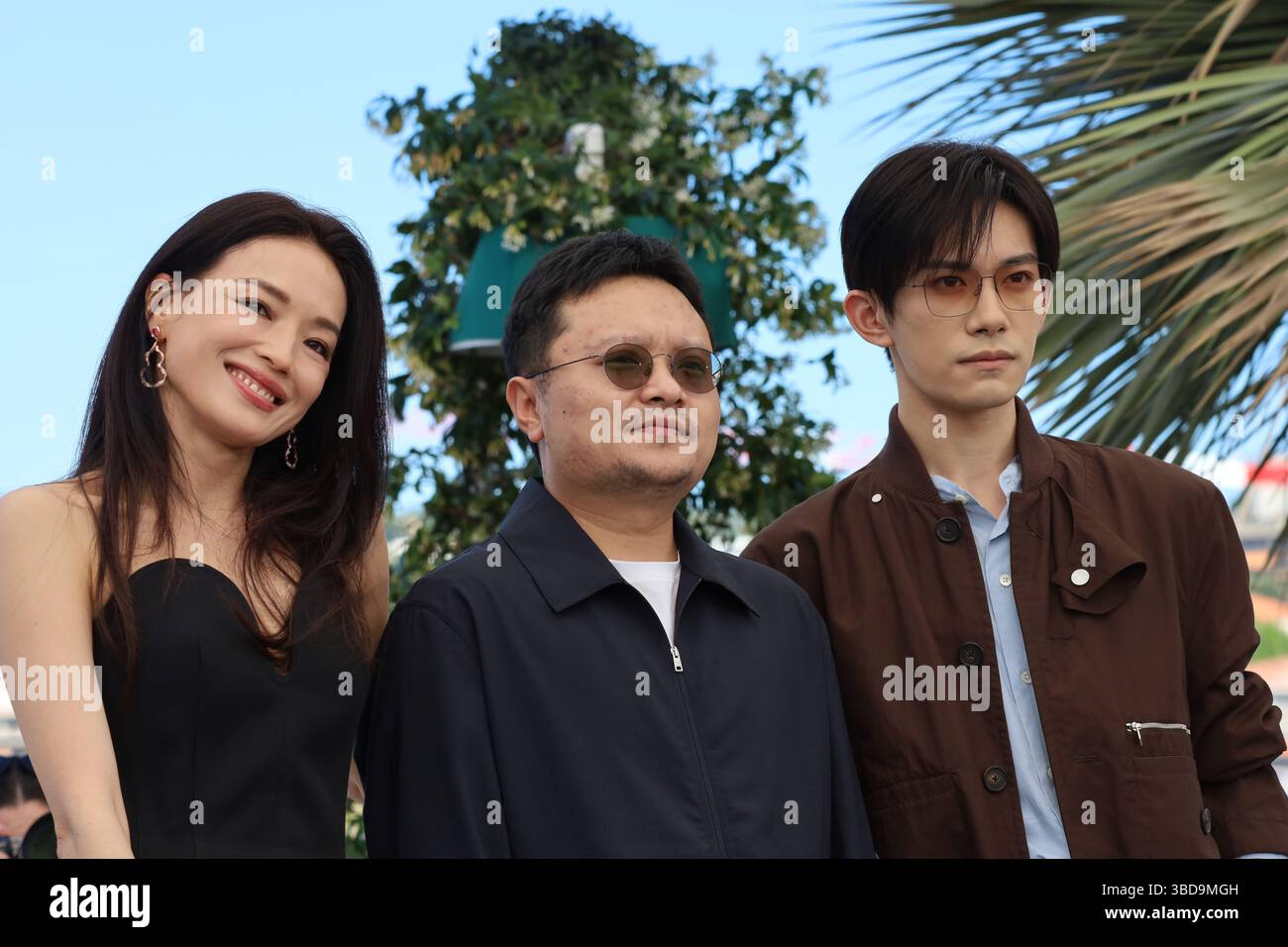 Cannes, France. 23rd May, 2025. Shu Qi, Gan Bi and Jackson Yee at the ...