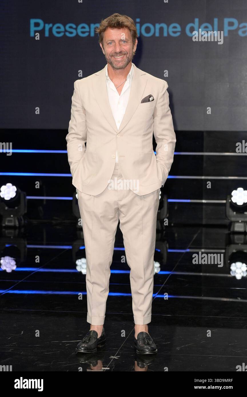 Angelo Mellone bei der Präsentation des Rai Tages-Programms für den ...