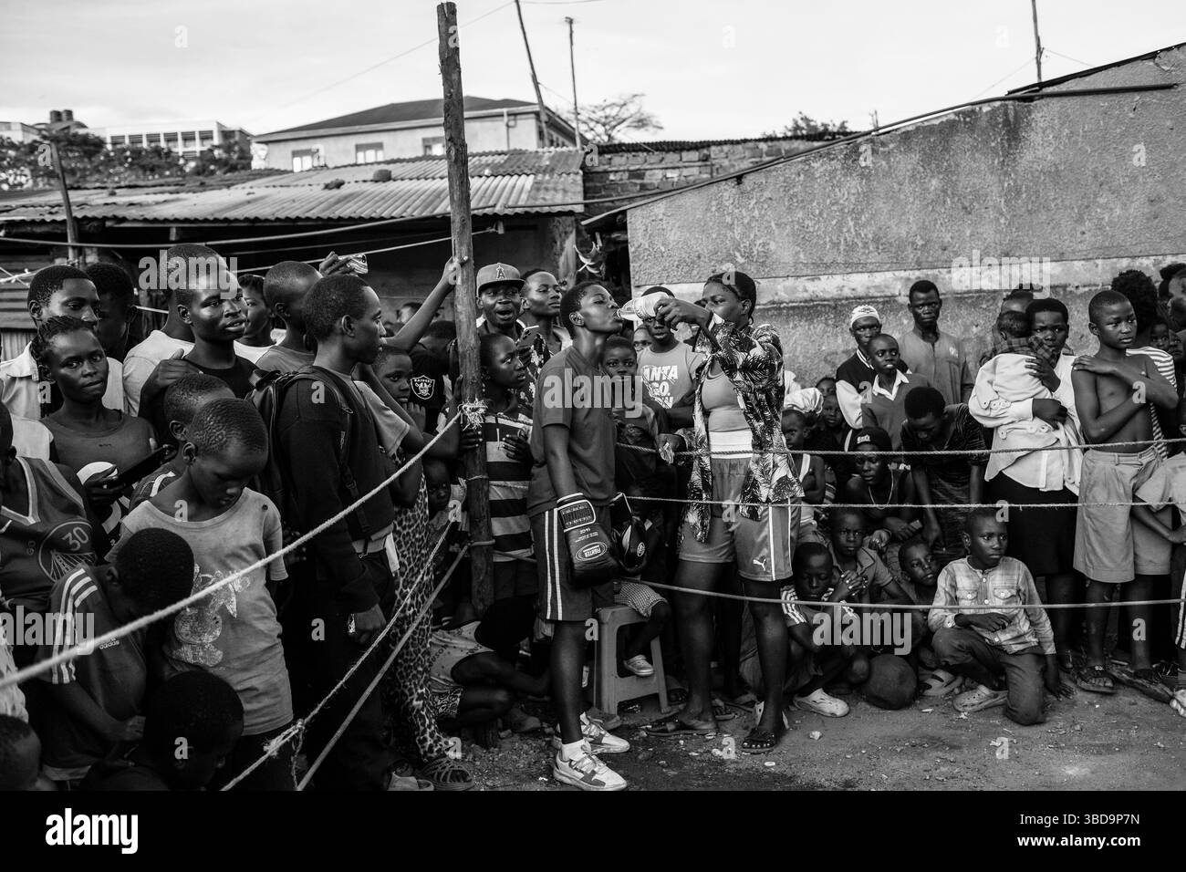 Boxing in Katanga slum, Kampala, Uganda, Africa Stock Photo - Alamy