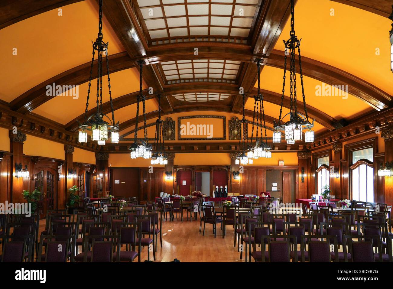 Main hall of the Cranbrook History Center, formerly known as the ...