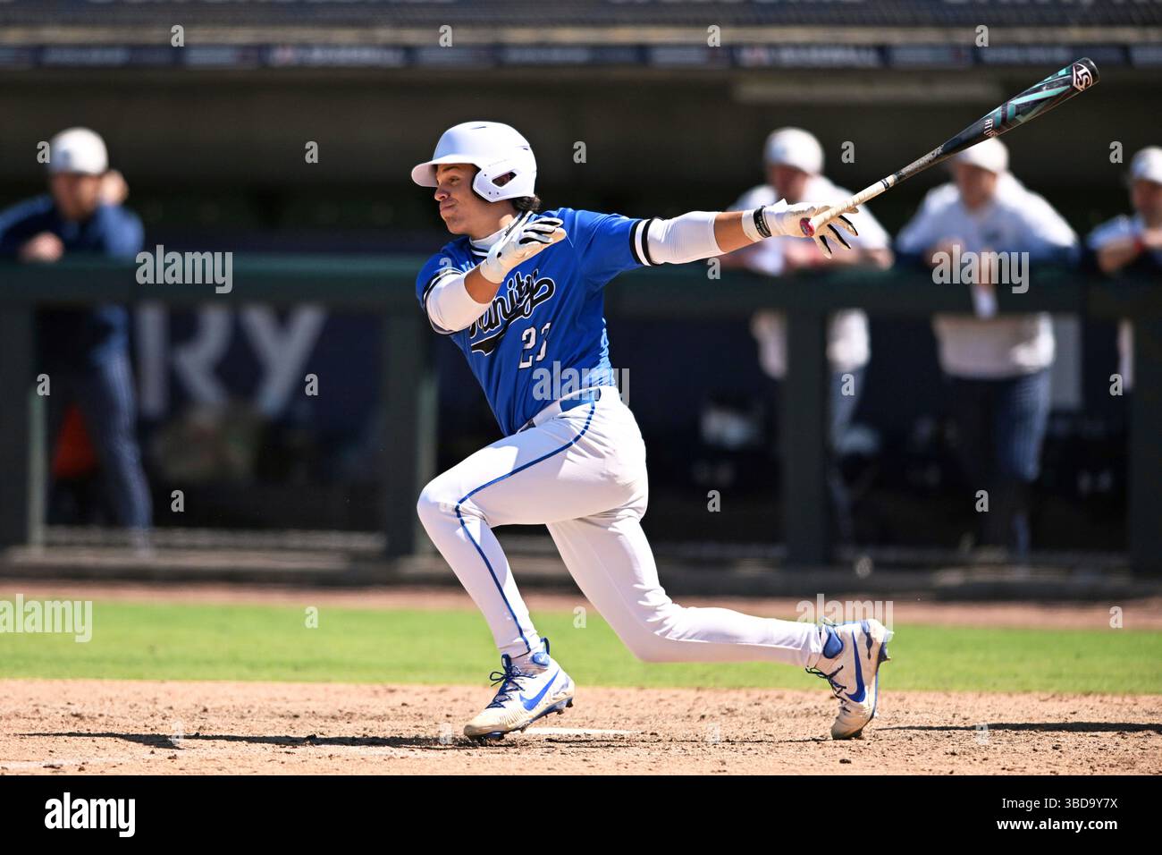 Jordan Martinez (23) of the Trinity Christian Conquerors (Jacksonville, Florida) during the 12th ...