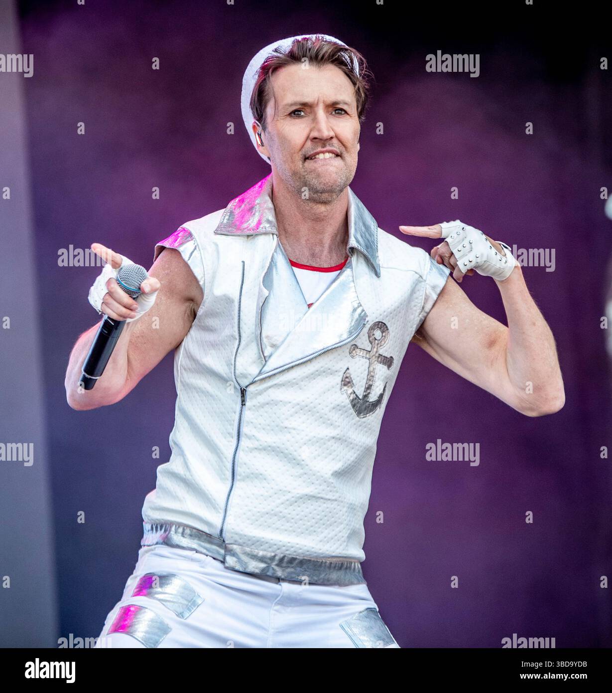 Vengaboys performing at the IN IT TOGETHER FESTIVAL Margam, South Wales ...