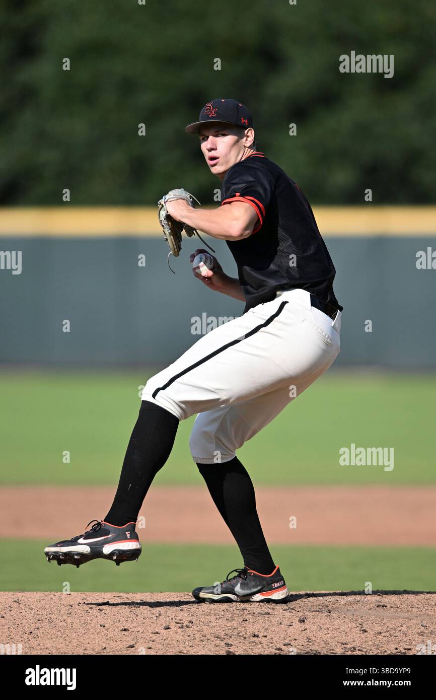 Brett Crossland (1) of the Corona Del Sol Aztecs (Tempe, Arizona ...