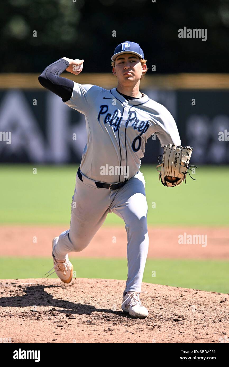 Justice De Jong (0) of the Poly Prep Country Day Blue Devils (Brooklyn ...