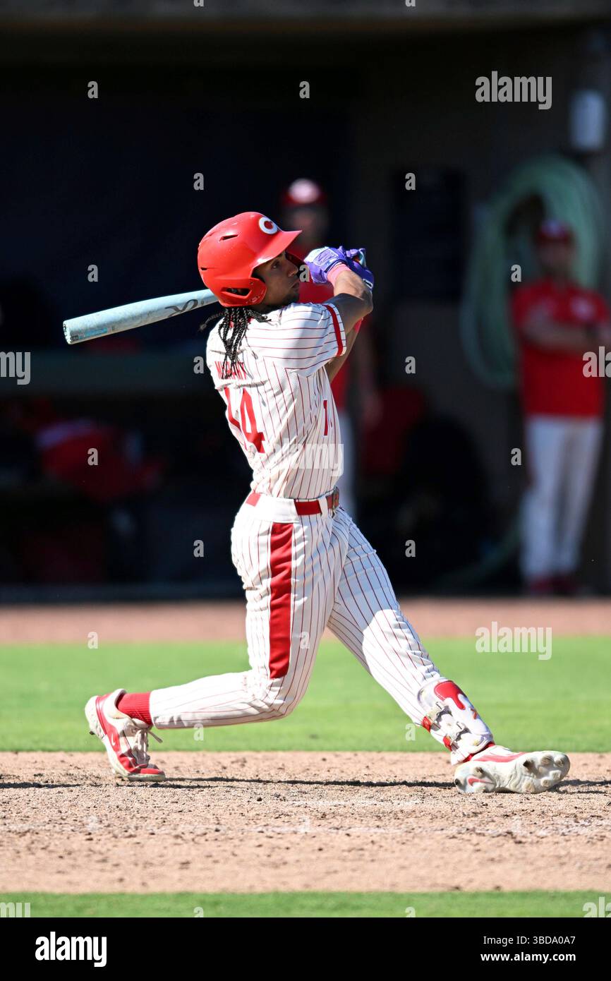 Anthony Murphy (14) of the Corona Panthers (Corona, California) during ...
